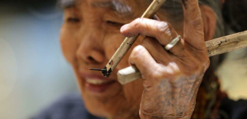 Meet the world's oldest tattoo artist at 105 – and she's covered in ink ...