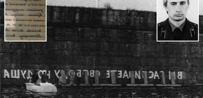 Inside Putin’s past as a KGB goon as secret files reveal his ‘chilling ...